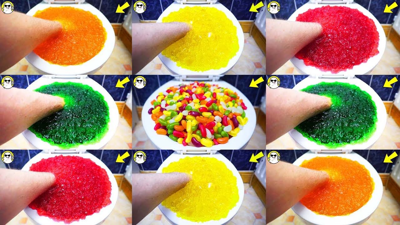 Will it Flush? Lots Of Jelly Compilation - YouTube