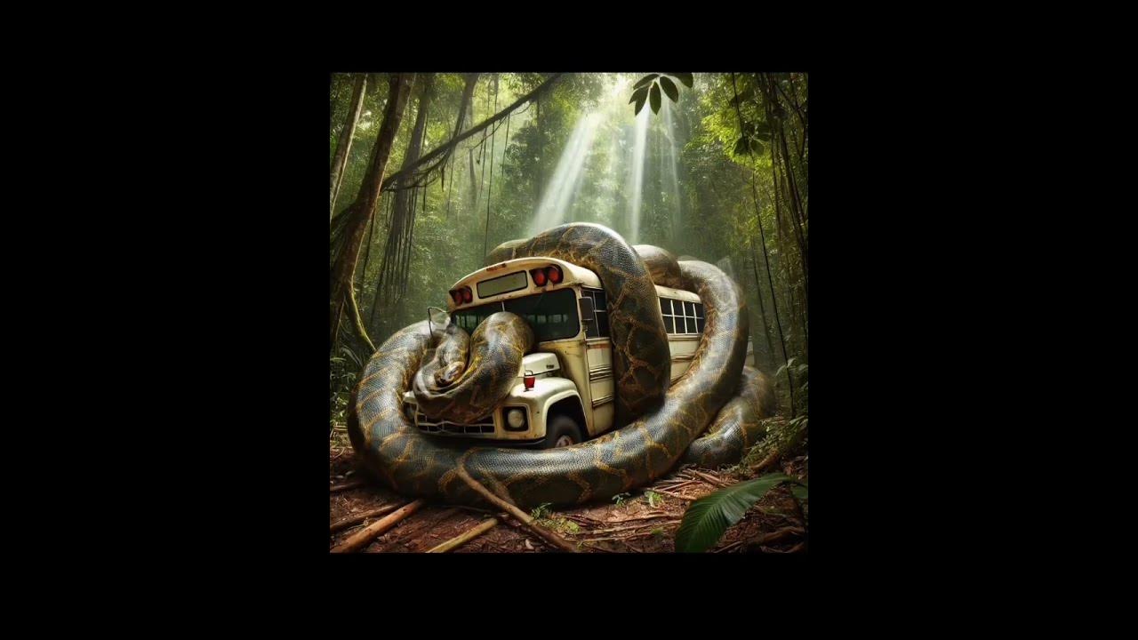 python wrapped around the bus | #youtubeshorts #shorts #new - YouTube