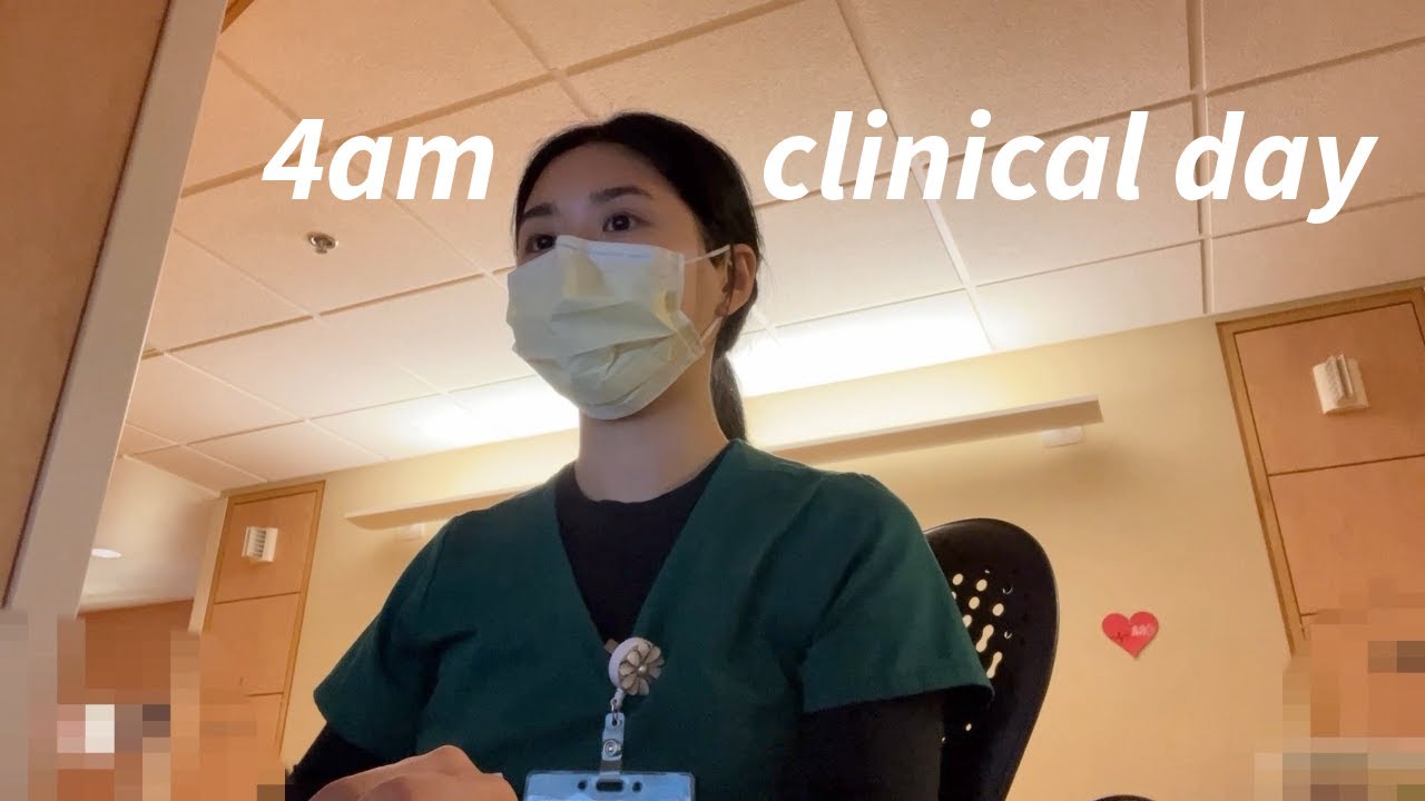 4am realistic nursing clinical day routine - YouTube