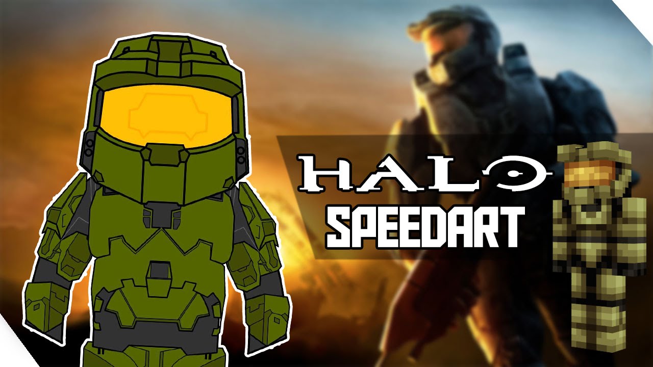 Master Chief Minecraft | Speed Art - YouTube
