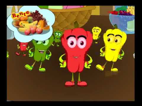 BENTO VEGETABLE RHYMES FOR CHILDREN - YouTube