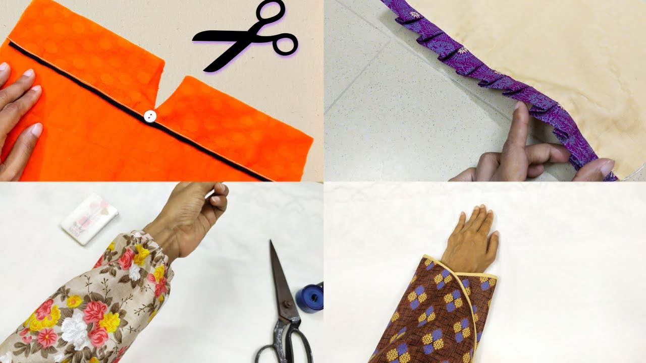 New Model Sleeve pattern design with Sewing Tips and Tricks - YouTube
