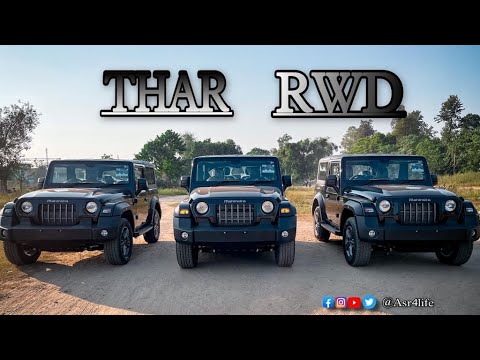 All New Thar 2WD | RWD | Mahindra - YouTube