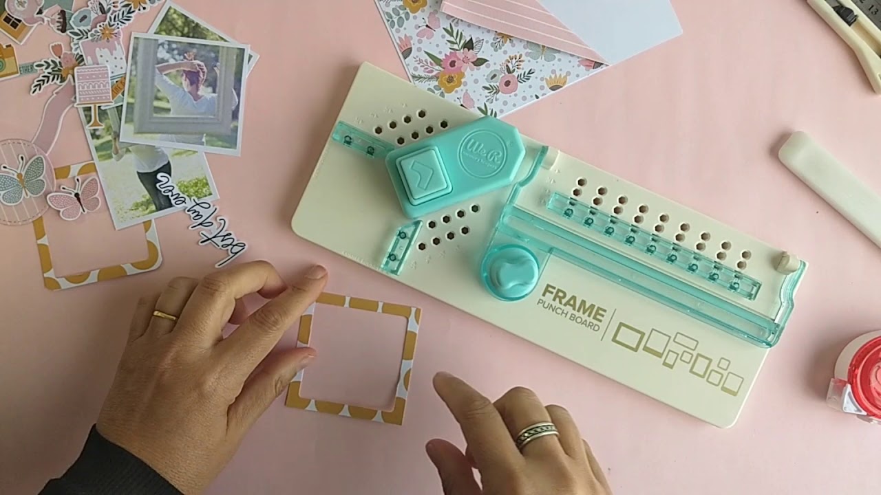 Usando a Frame Punch Board - YouTube