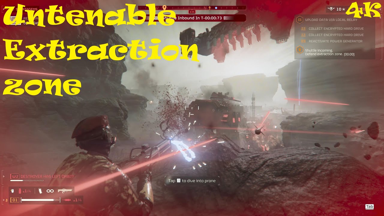 The impossible extraction Hardest Difficulty #Helldivers2 #gamingchannel Gameplay 4K - YouTube