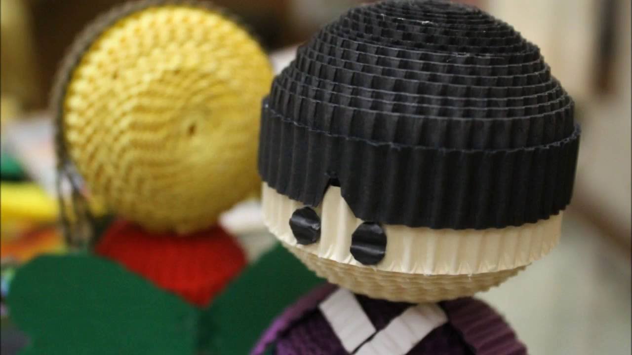HOW TO MAKE A DOLL FROM KOKORU PAPER - YouTube