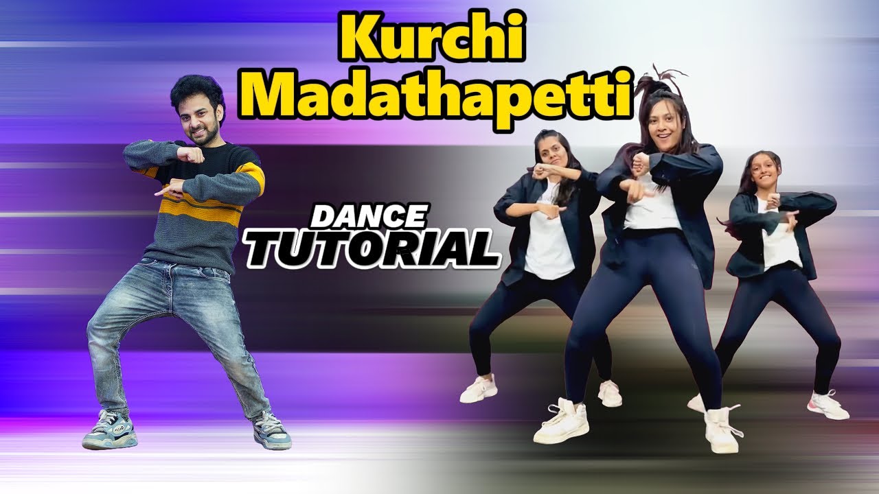 Kurchi Madatha Petti Dance Tutorial | Ajay Poptron Tutorial - YouTube