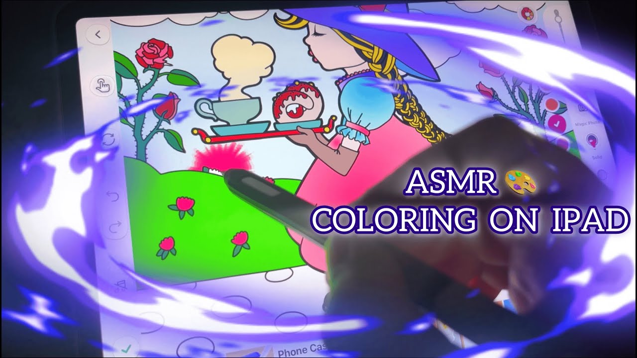ASMR- Coloring on Ipad & Chit-Chat for sleep (OLD SCHOOL ASMR) # ...