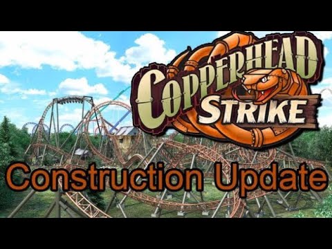 Copperhead Strike Construction Update #4 - Vertical Loop Almost ...