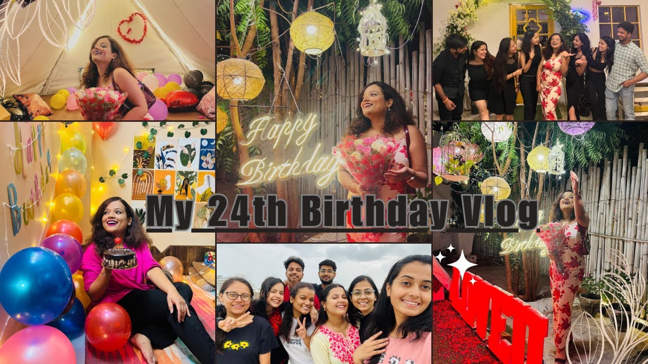 My 24th birthday Vlog🎂| Moon Dust Cafe| Night Out| Best Birthday ...