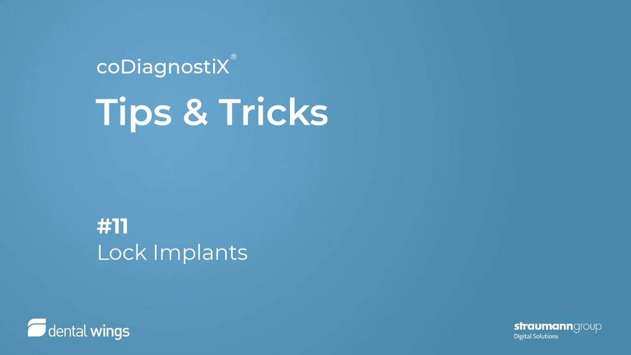 coDiagnostiX® Tips & Tricks: Locking implant positions - YouTube