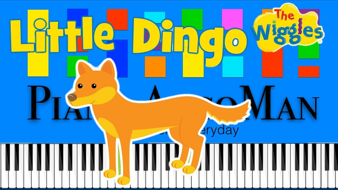 The Wiggles - Little Dingo Slow EASY Medium 4K Piano Tutorial - YouTube