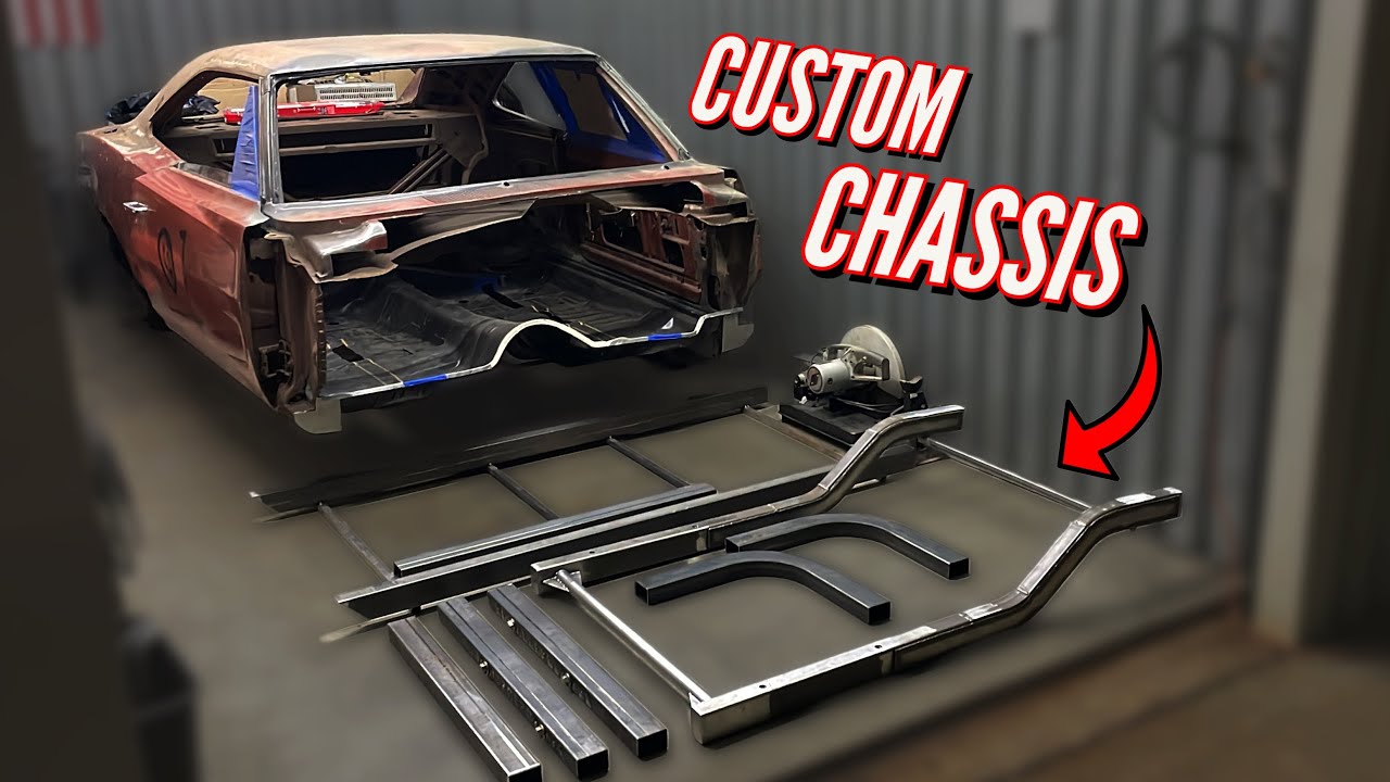 Building a BODY ON FRAME 1970 Dodge Charger - YouTube