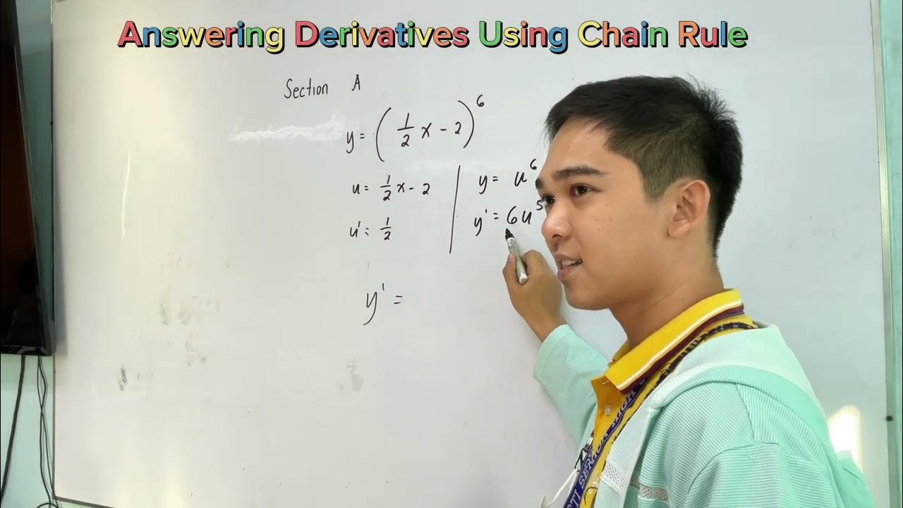 Answering Derivatives Using Chain Rule - YouTube