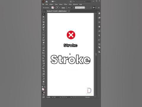 How to Fix stroke scale in Adobe illustrator | #illustratortips # ...