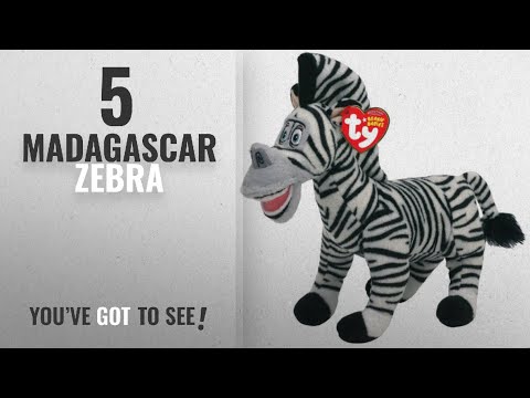 Top 10 Madagascar Zebra [2018]: TY Beanie Baby Madagascar - Marty-Zebra