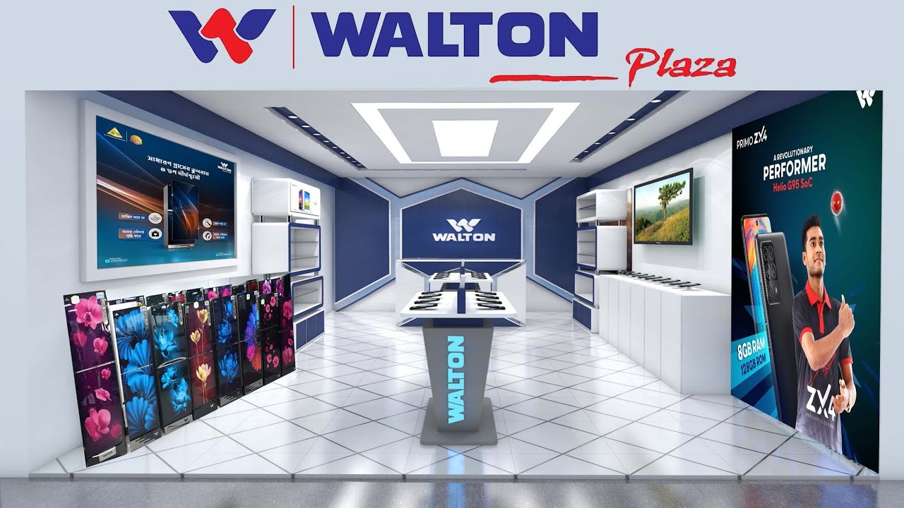 walton showroom decoration Graphic Design | Digital Print | Online Help ...