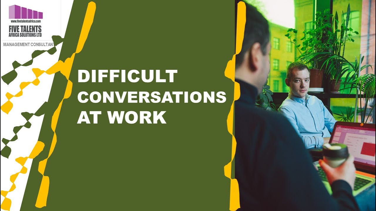 Examples of Three 3 Difficult Conversations at the Workplace - YouTube