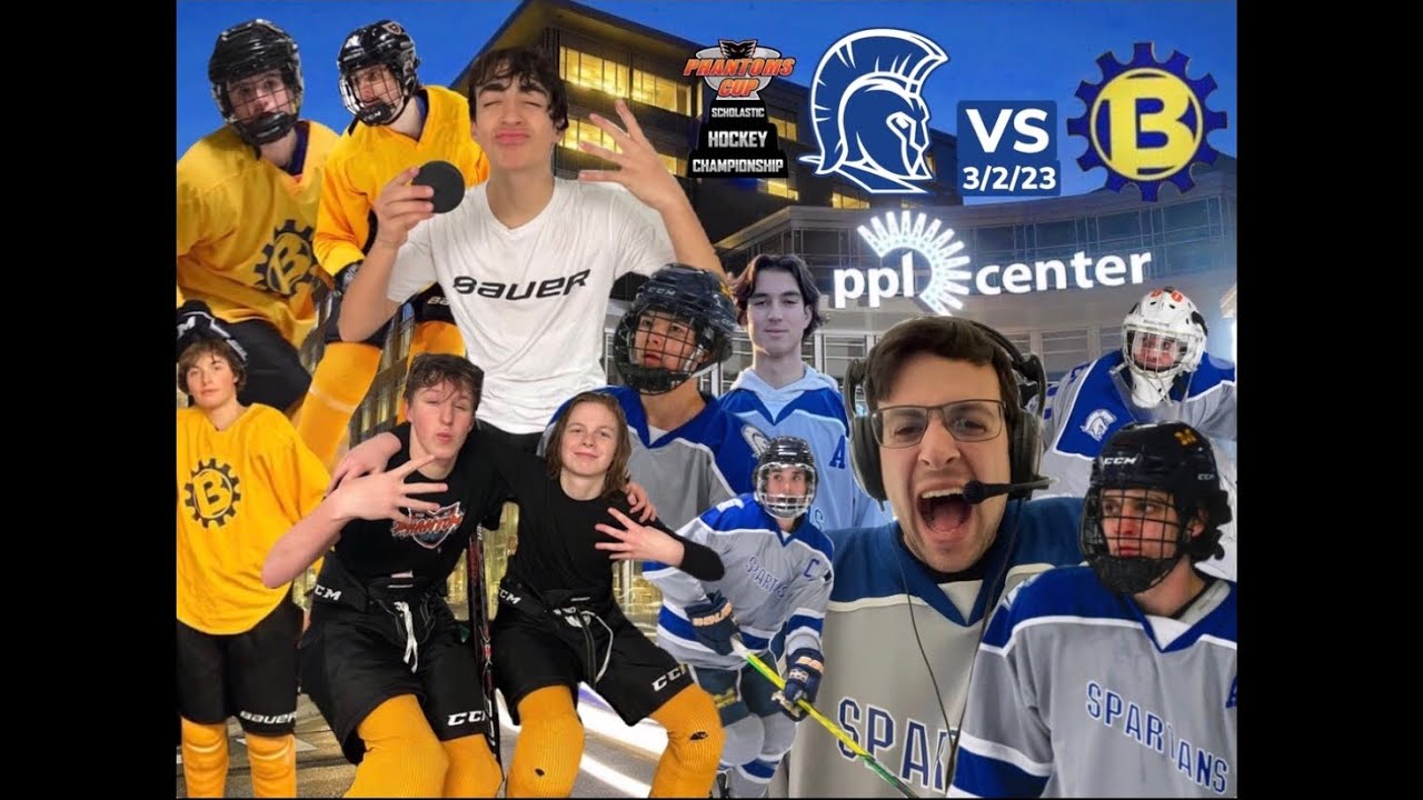 SLSD Spartans vs Bethlehem Area School District LVSHL Phantoms Cup Semi ...