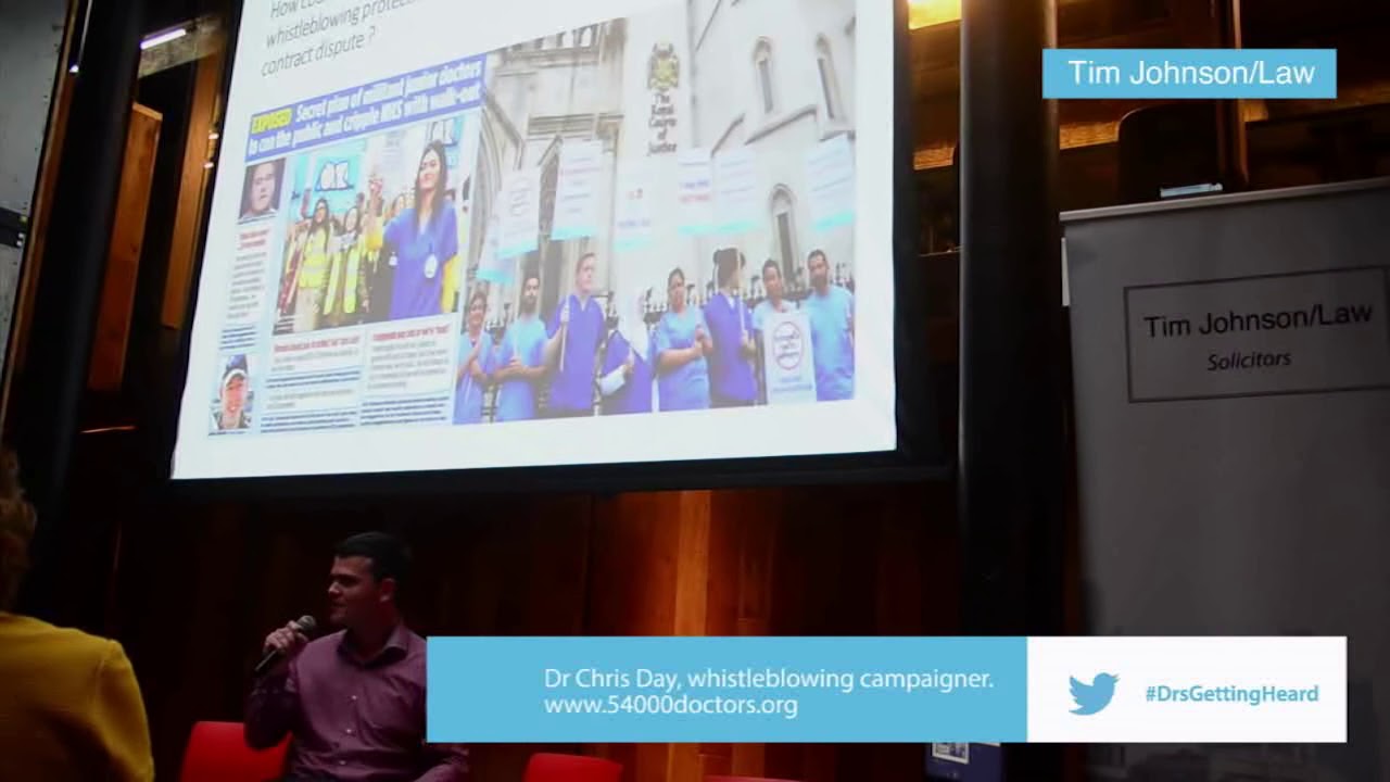 Dr Chris Day speaking at Junior Doctors Getting Heard - YouTube