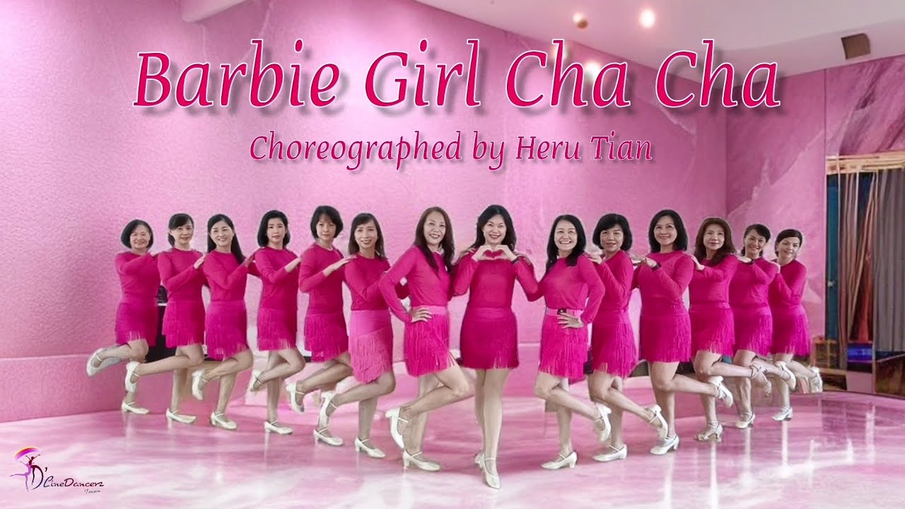 Barbie Girl Cha Cha line dance | Heru Tian | Reggae Cha Cha Cover ...