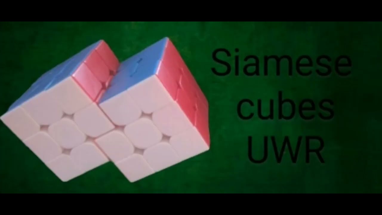Siamese cubes solve - YouTube