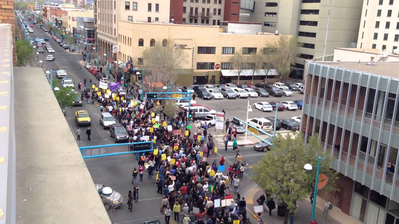 James Boyd Protest, Albuquerque, NM 3-25-14 - YouTube