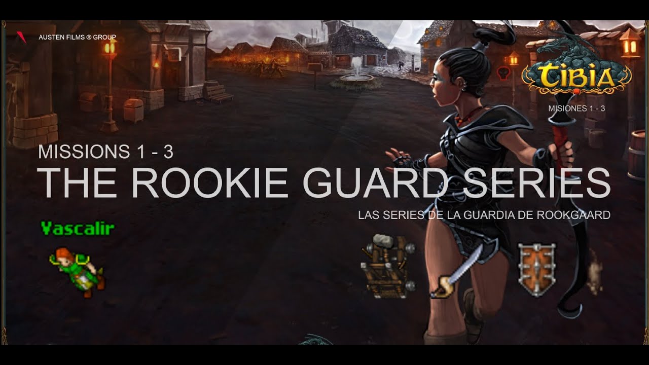 Tibia EN ESPAÑOL - The Rookie Guard Quests (Misiones 1-3) Rookgaard. HD ...