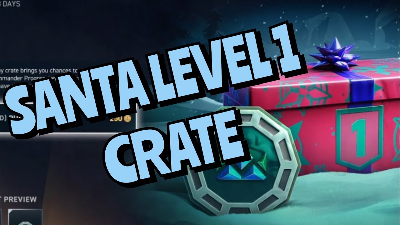 Santa Level 1 Crate | World of Warships Legends - YouTube