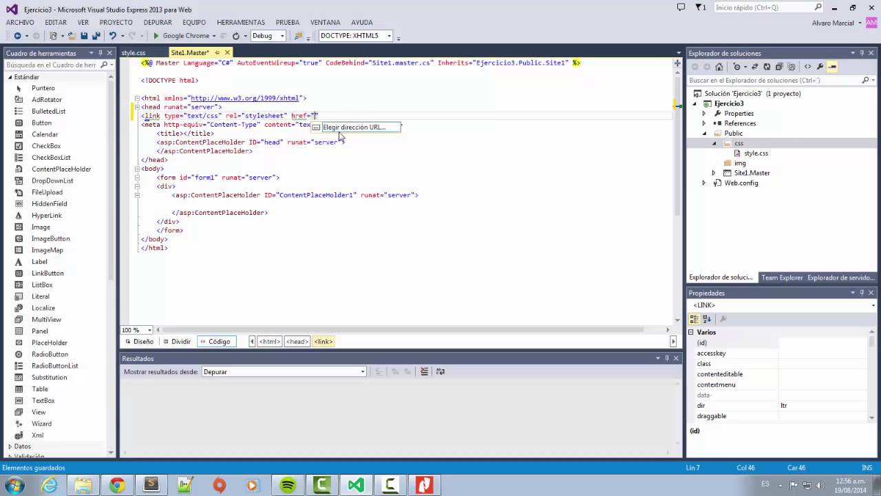 "Hola Mundo" en ASP.NET - YouTube