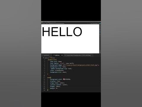 Text masking with CSS #coding #codinglife #html #css - YouTube