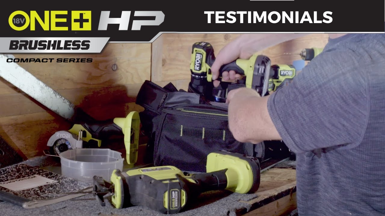 Testimonials: 18V ONE+ HP Brushless Compact Series - YouTube