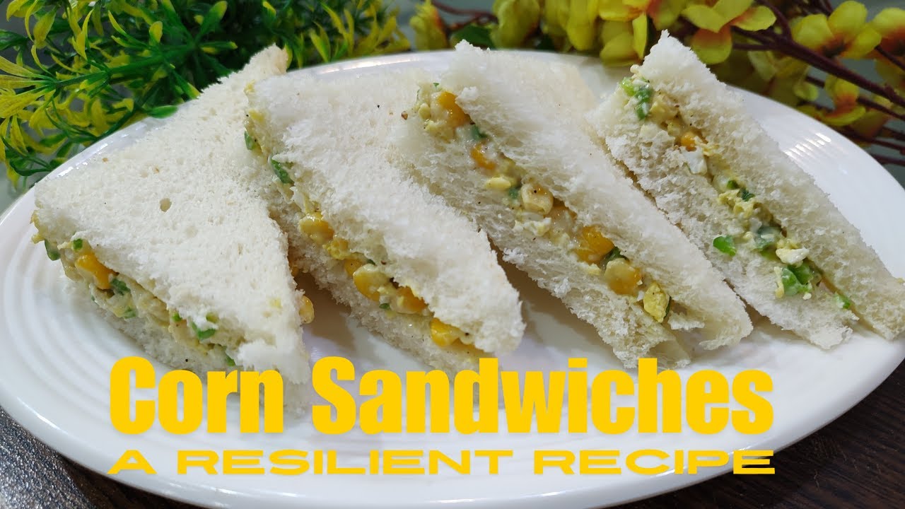 Corn Sandwiches I Bread Snacks I Tea Time Snack Recipe I Easy Lunch ...