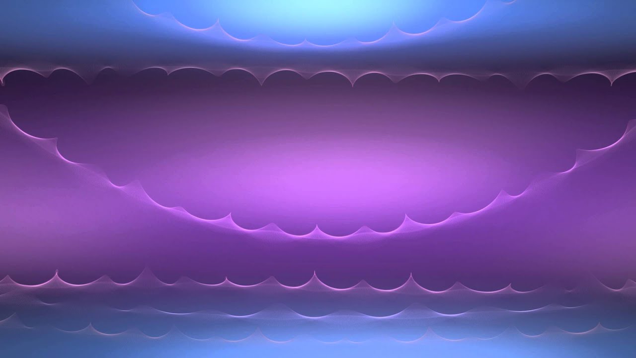 4K Clean Happy Blue Purple Waves View 2160p Motion Bacgkround - YouTube