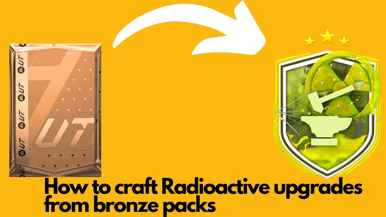 How to Craft the Radioactive Crafting Upgrade from Bronze Packs - YouTube