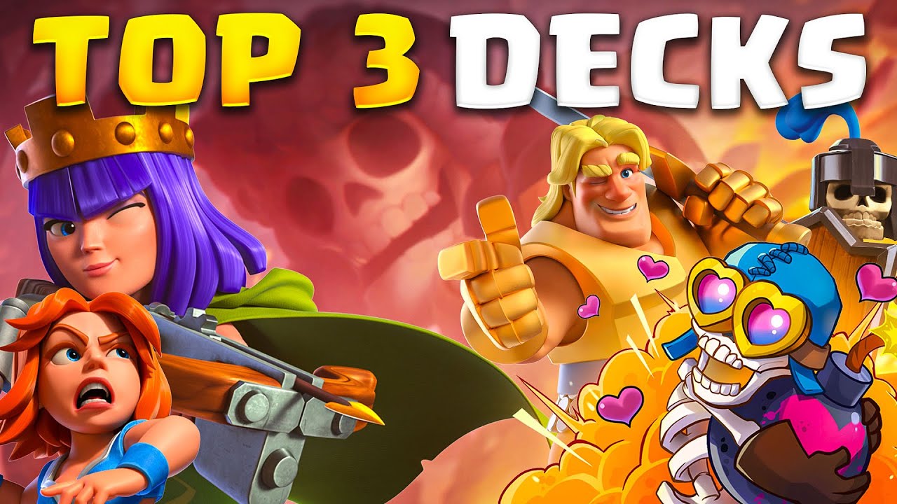 TOP 3 BEST DECKS AFTER THE UPDATE! 🏆 - YouTube
