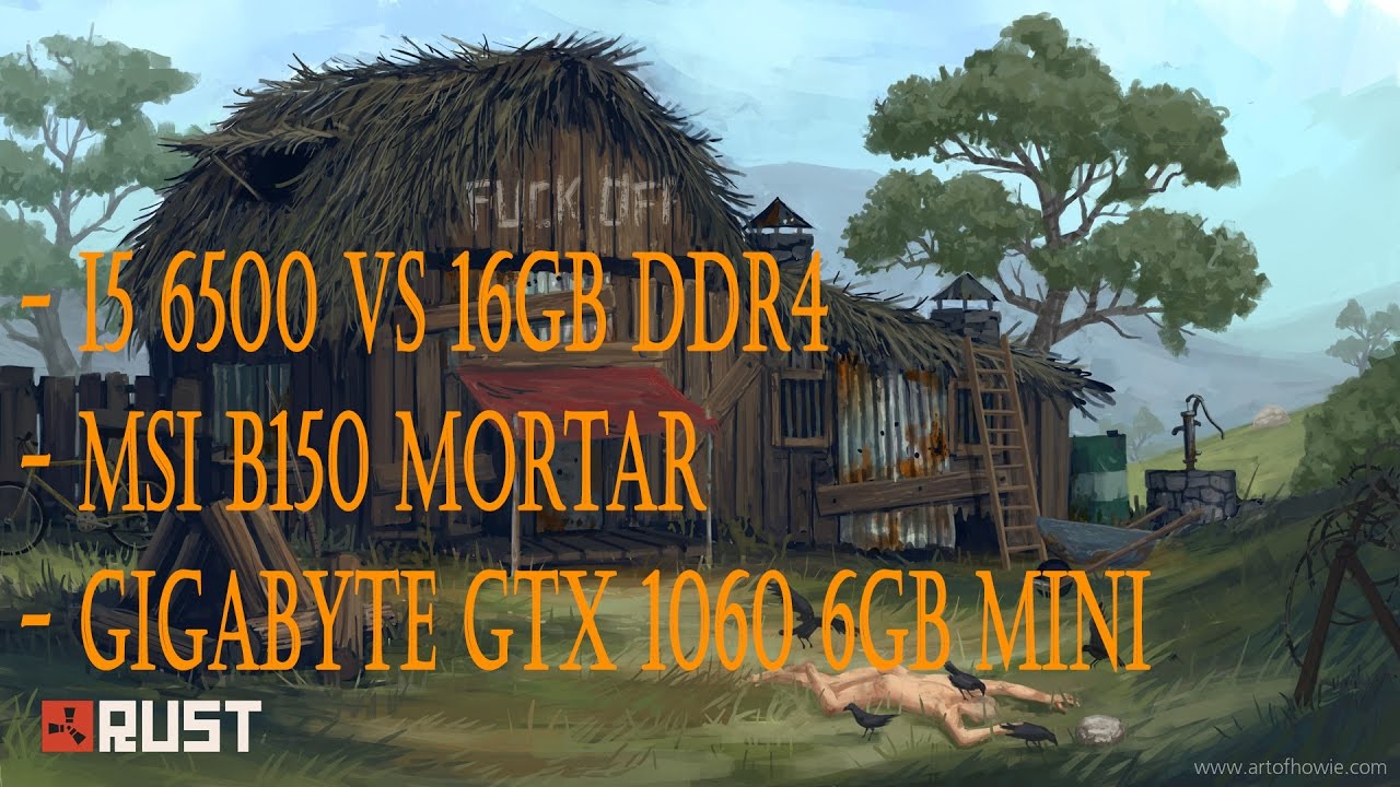 RUST full графа (maximum graphics) - YouTube