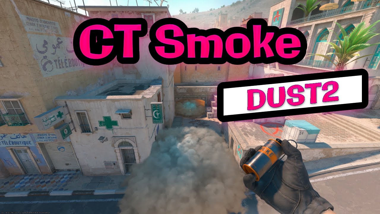 Double Dust 2 CT Smoke when Pushing Long! - YouTube