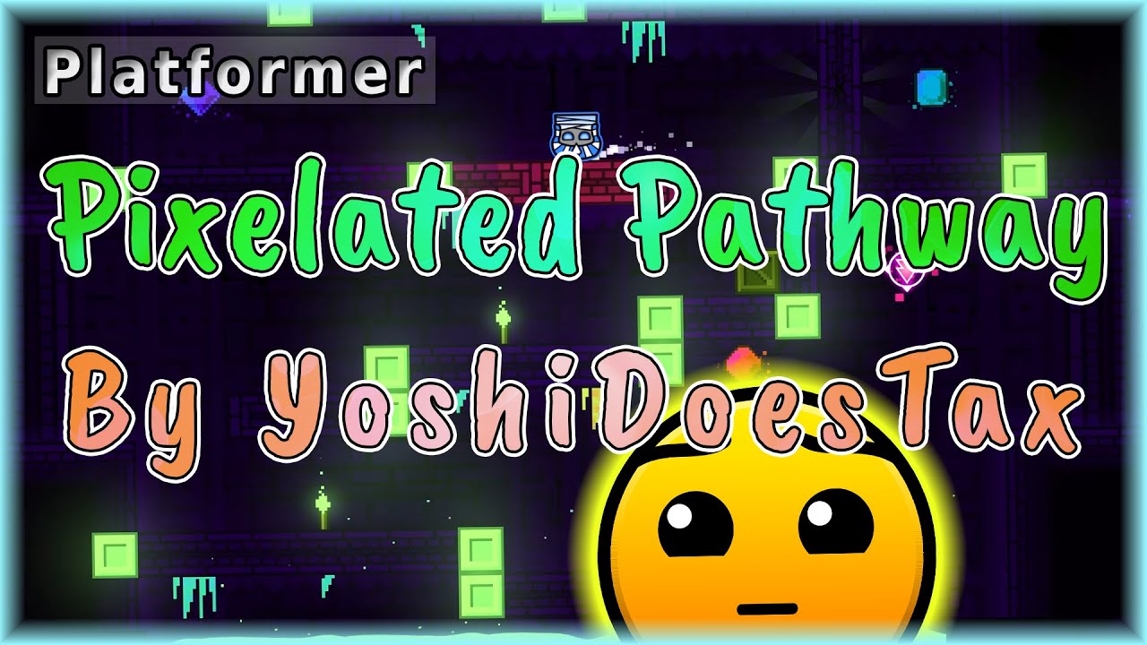 Pixelated Pathway (By YoshiDoesTax) [All Coins] | Geometry Dash - YouTube