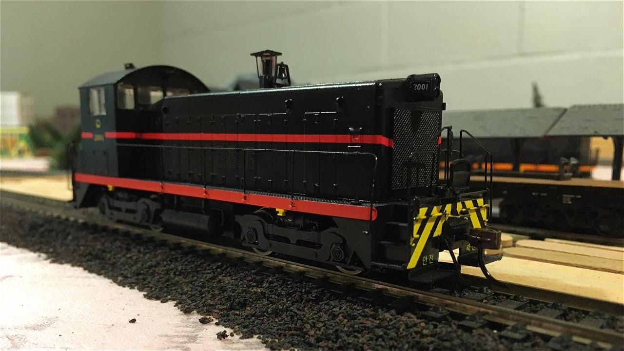 [한국철도모형] HO Scale 2000호대 2001호 디젤기관차 SW8 - YouTube