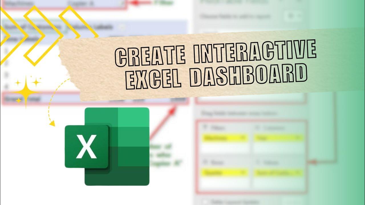 ️ INSTANT: How to Create interactive excel dashboard (pivot table) #pivottable | Full Tutorial ...
