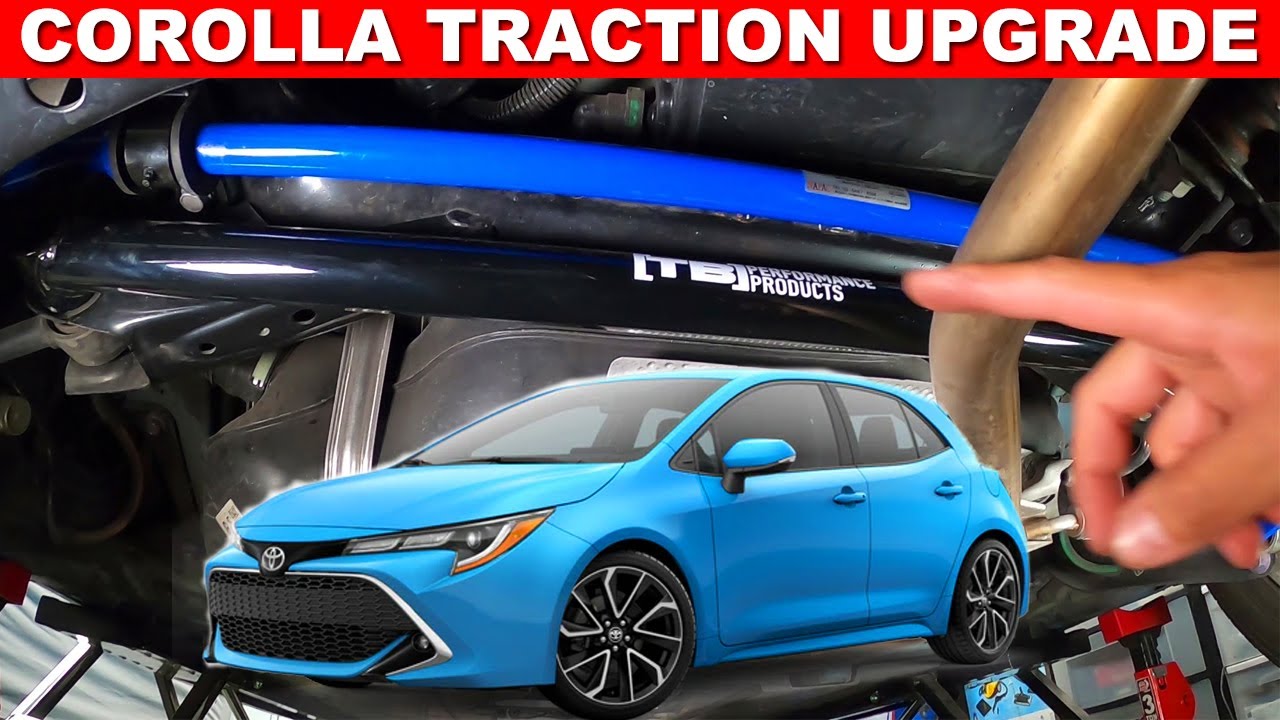 Toyota Corolla Traction Bar Install & Review (TB Performance Rear Brace ...