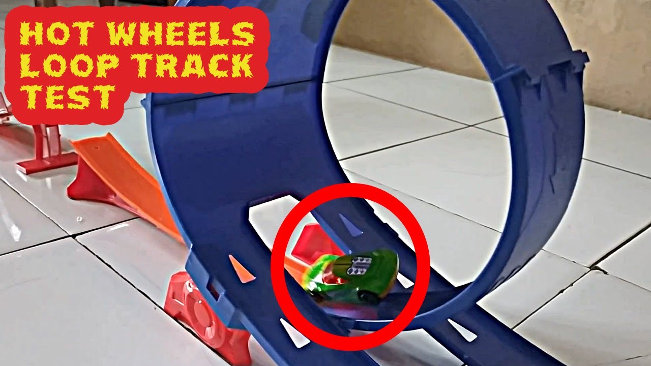 🏎️ Tes Track Balapan Hot Wheels Jalur Berputar 🏁 Hot Wheels Vertical ...