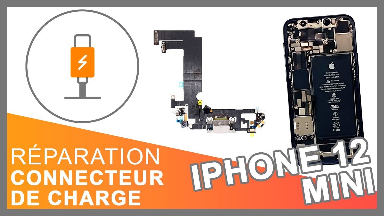 Réparation Connecteur de charge iPhone 12 Mini - YouTube