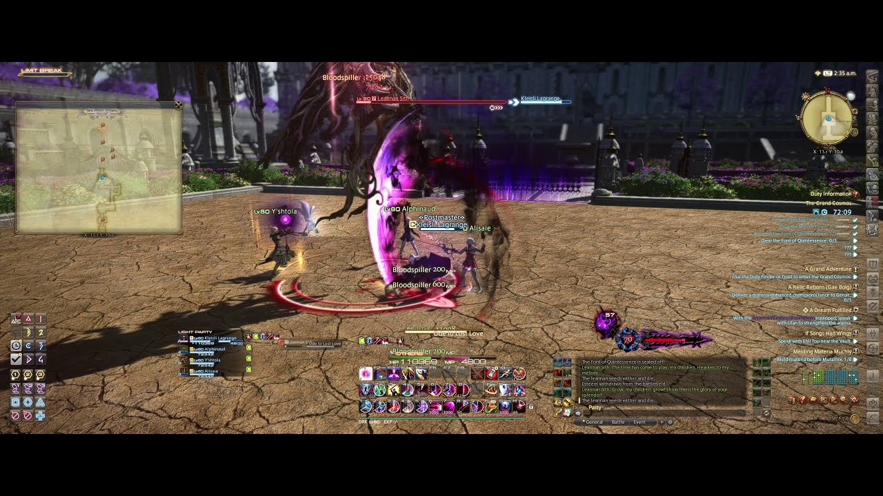 [Linux/Wine 6.0] FFXIV - The Grand Cosmos (Trust), Tank/DRK, GShade ...