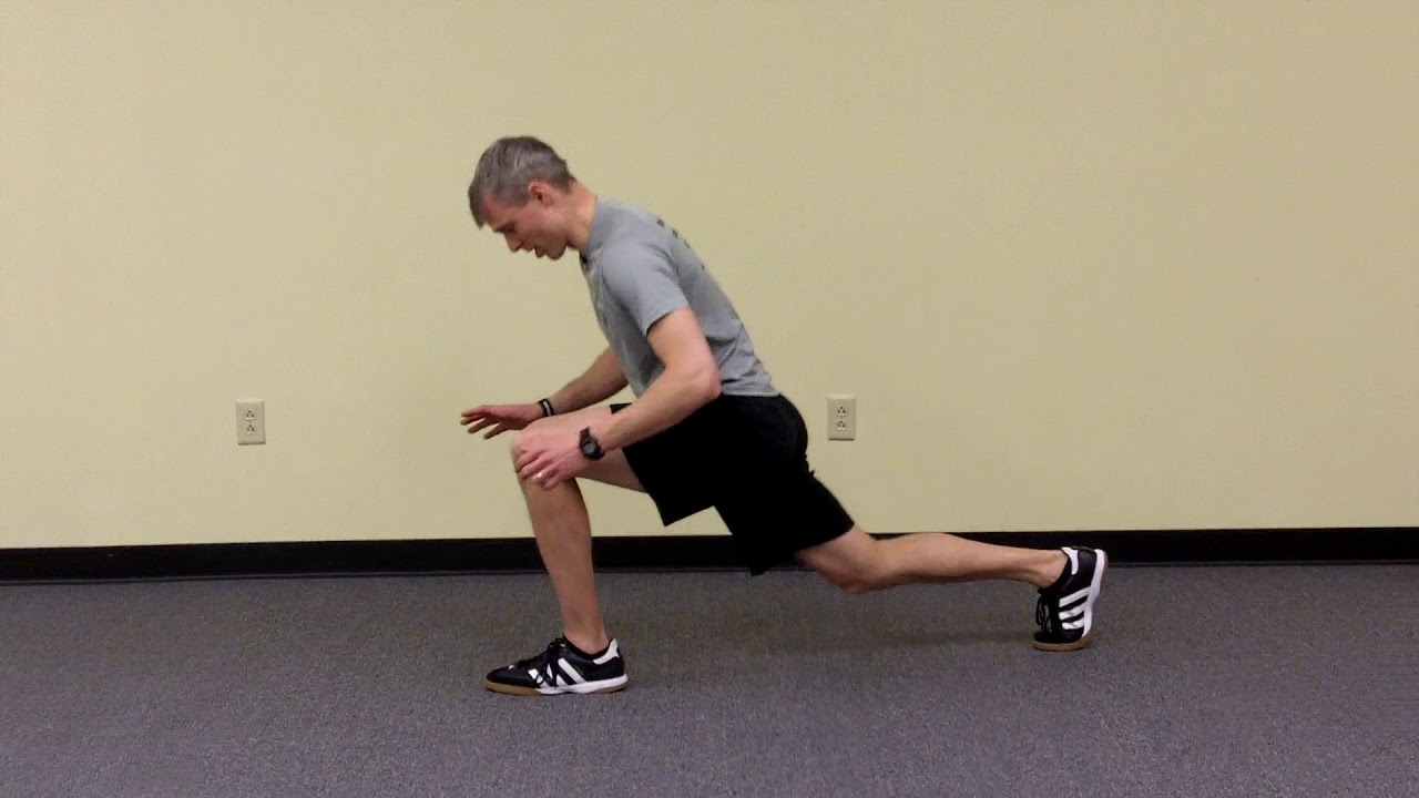 split squat with a lean - YouTube