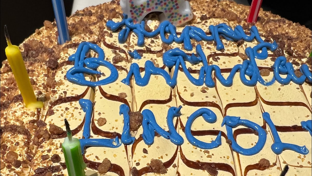@lincolnvlogs2019 birthday party (my brother) little bit of cake and ...