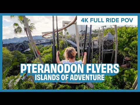 Pteranodon Flyers FULL RIDE POV | Jurrasic Park at Universal's Islands of Adventure - YouTube