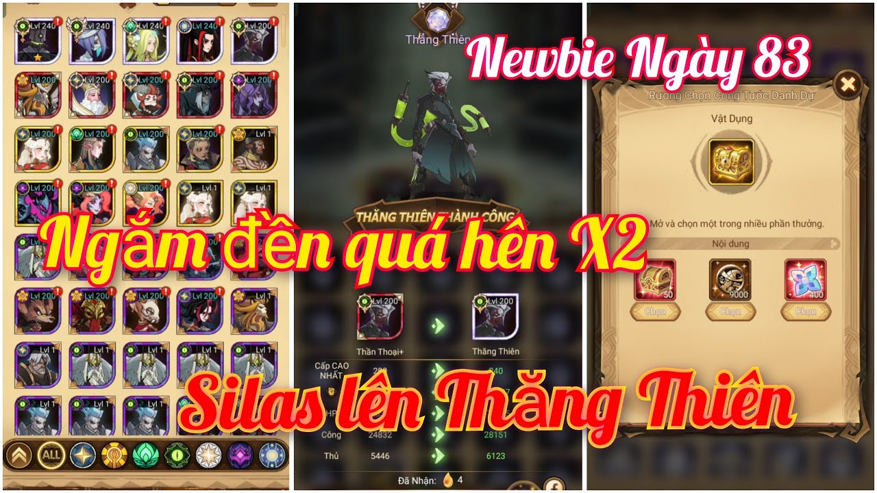 Afk Arena | Newbie Map 21 - 30 Ngày 83 Silas lên Thăng Thiên, Ngắm đền ...