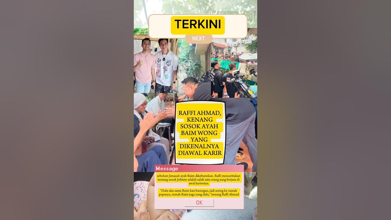 Raffi ahmad kenang sosok ayah Baim wong #raffiahmad #raffinagita #baimwong #shorts - YouTube